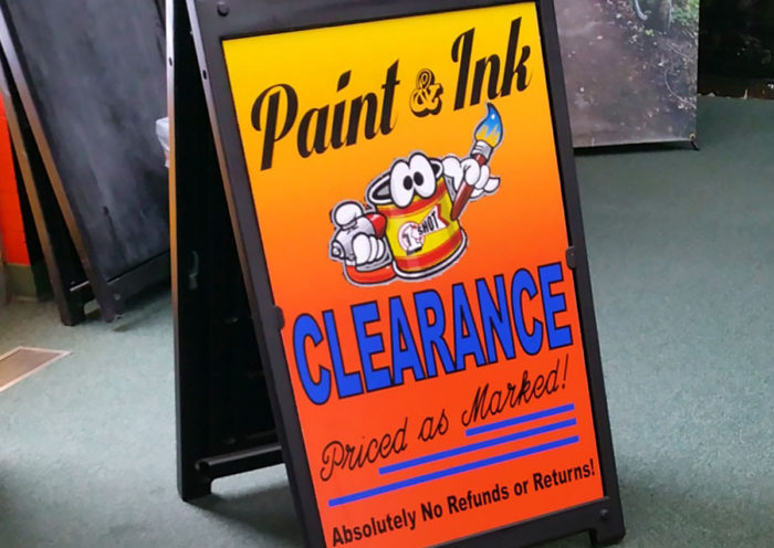 Deluxe Signicade A-frame - Designs in Motion