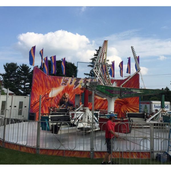 Concession Trailer Flags - 3 Color Flagbanners - Designs in Motion