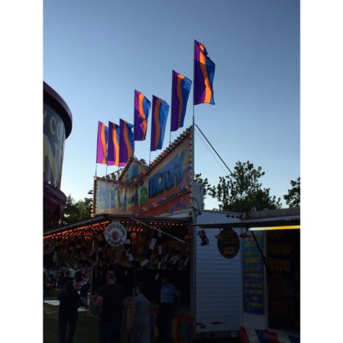 Concession Trailer Flags - 3 Color Flagbanners - Designs in Motion