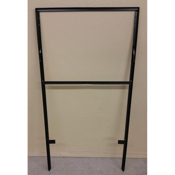 Bootleg Black Angle Iron Double Step Stake 18x24 - Designs in Motion