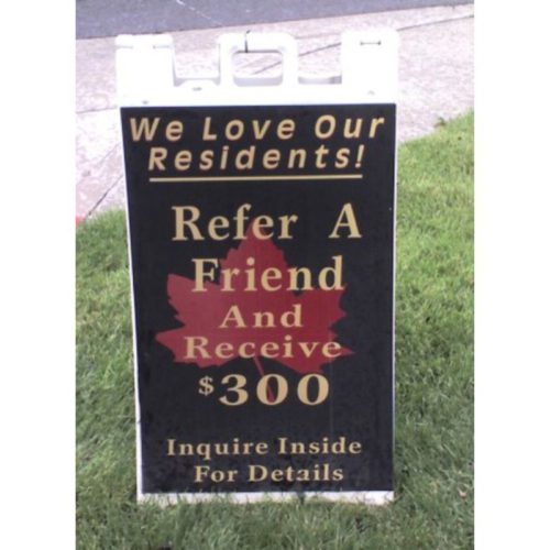 Deluxe Signicade A-Frame with 2'x3' inserts choices - Designs in Motion