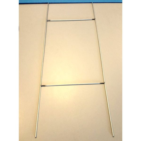 "Wire H-stake" sign holder for Coro-plast - Designs in Motion