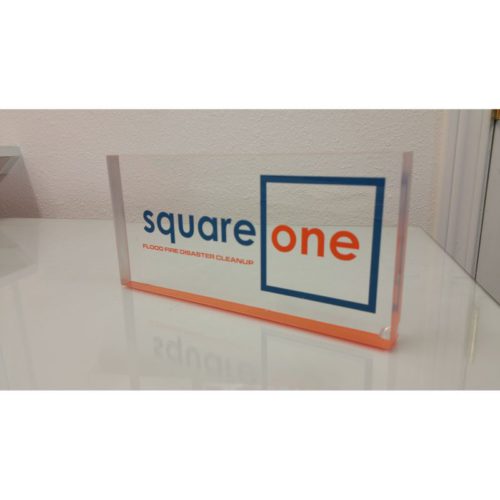 Thick Acrylic Desk Sign - Designs in Motion