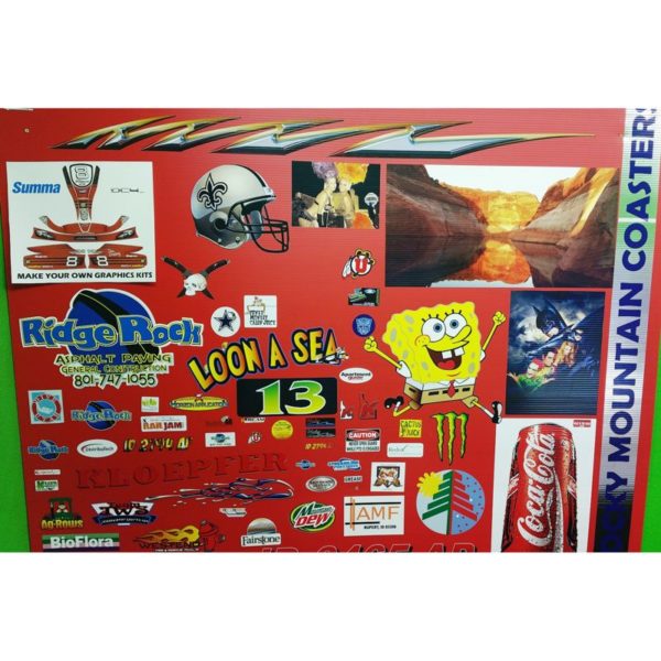 Machinery & Equipment Decals up to 4" high - Designs in Motion