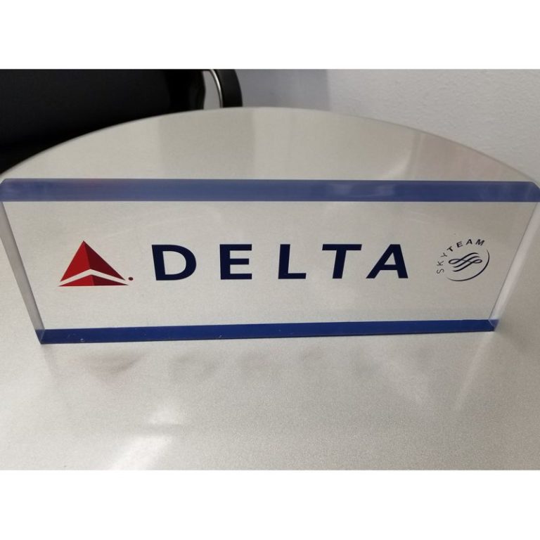 Thick Acrylic Desk Sign - Designs in Motion