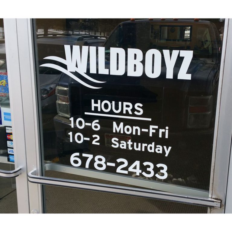 Vinyl Window Graphics - Designs in Motion