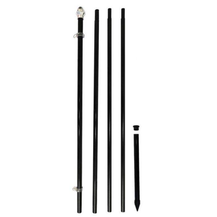 Aluminum Pole with Ground Spike with optional flag option - Designs in ...