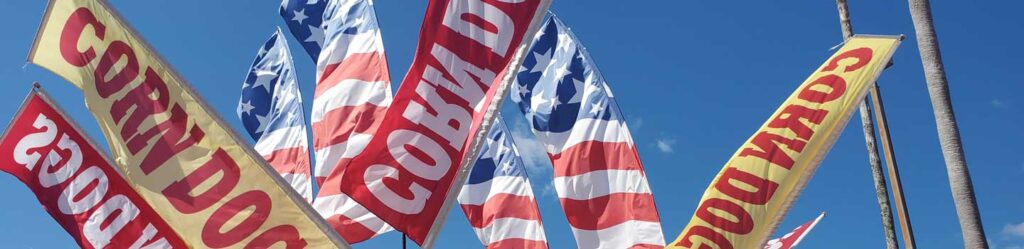 Carnival, Concessions, Food & Beverage Flags - Designs in Motion